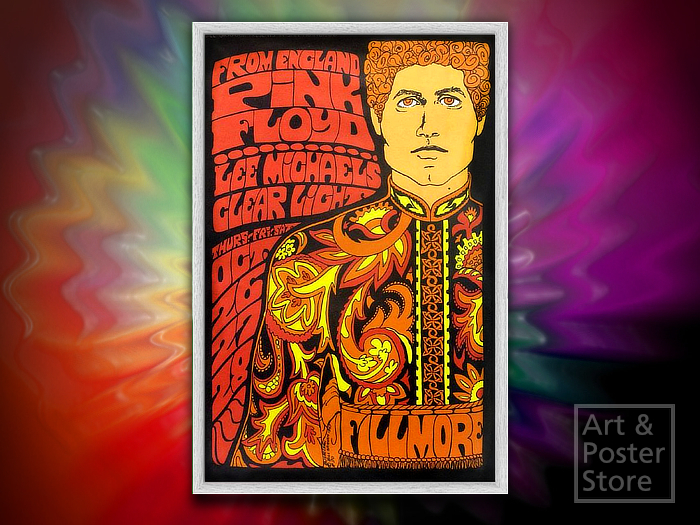 Second Life Marketplace - PINK FLOYD Wes Wilson Sixties Poster | Plain ...